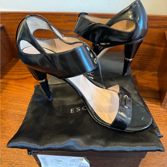 Escada | Shoes | Escada Designer Black Sandals | Poshmark